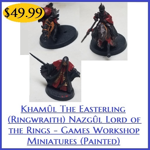 Khamûl The Easterling (Ringwraith) Nazgûl Lord of the Rings Lot ...